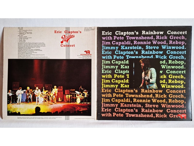 ERIC CLAPTON! ENGLESKO! PRVI LIVE LP! OMOT5,LP5+MINT!