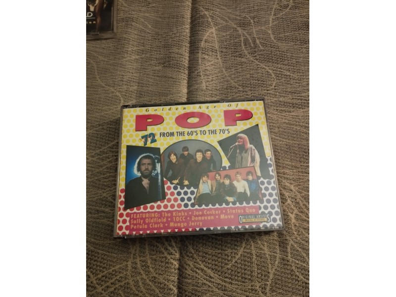 Golden Age Of Pop 3 box-set audio cd Super hits 60s-70s