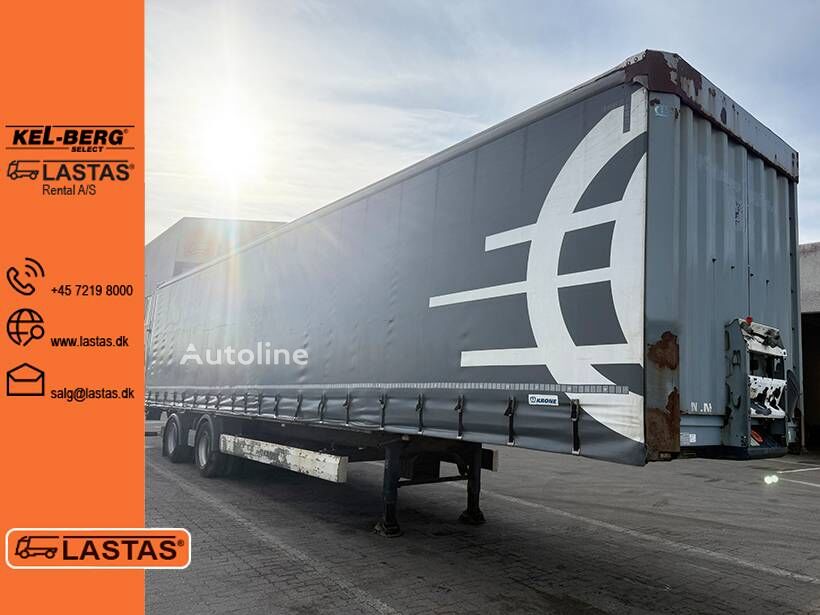 Krone Curtainsider / Planenauflieger / Gardintrailer poluprikolica sa kliznom ceradom