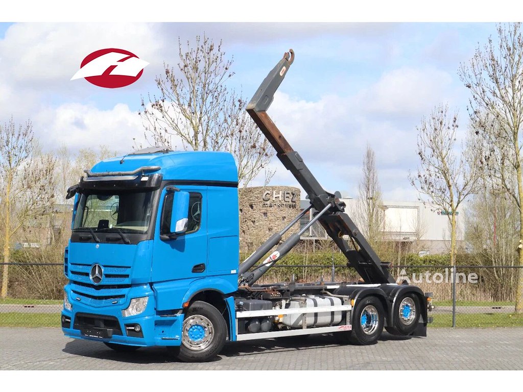 Mercedes-Benz Actros 2653 6X2 | RETARDER | HYVA HOOK | EURO 6 kamion rol kiper