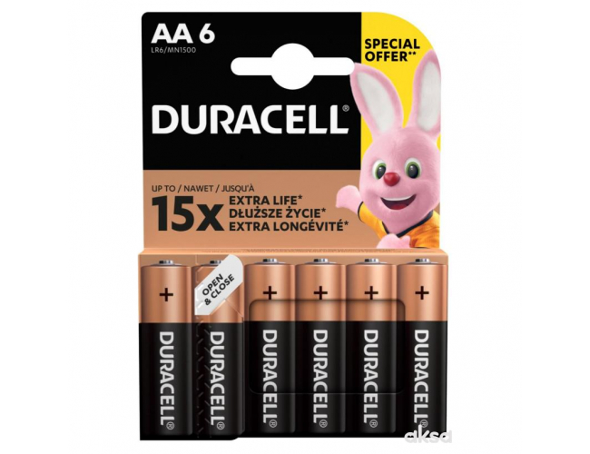 Duracell Basic AA 6 komada baterije