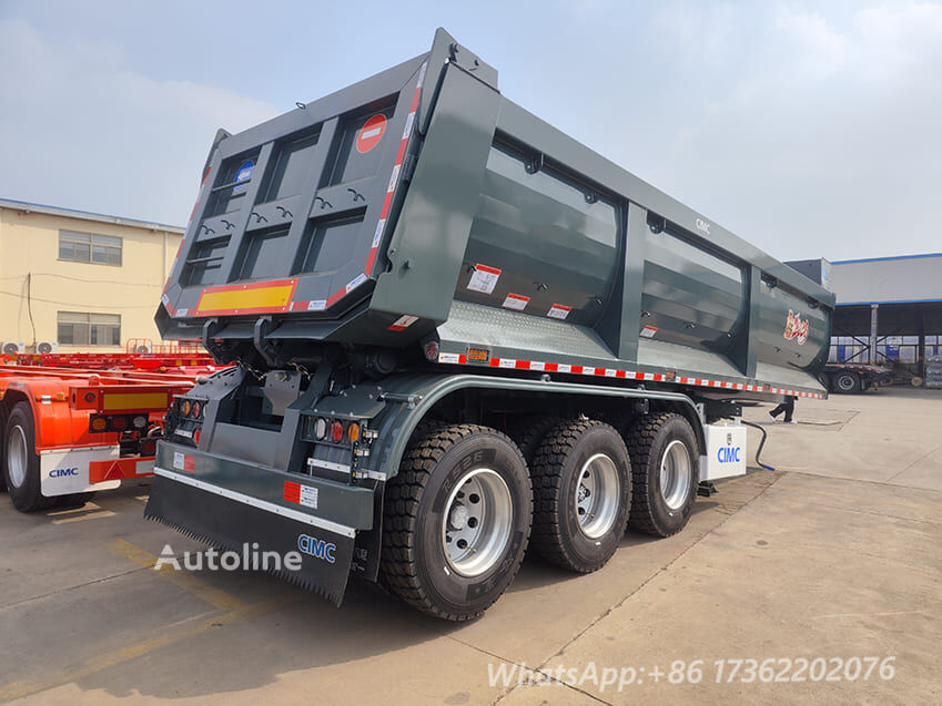 Nova CIMC U-Type Dump Tipper Trailer for Sierra Leone Mining & Constructio poluprikolica kipera