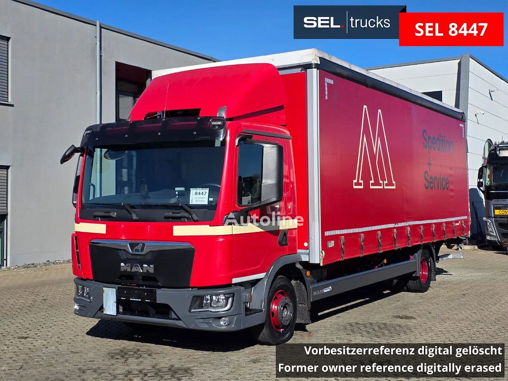 MAN TGL 12.220 4x2 BL CH Ladebordwand / Navi / Euro 6D kamion sa klizna zavesa cerada