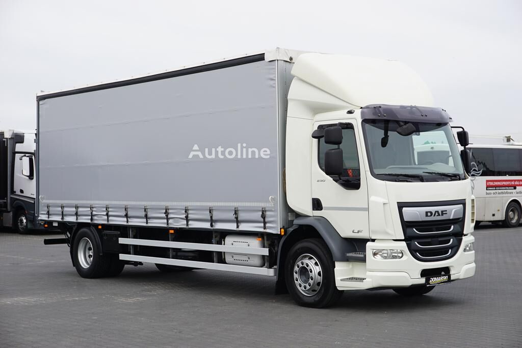 DAF / LF / 290 / E 6 / FIRANKA + WINDA / ŁAD. 9 970 KG / 19 PALET kamion sa klizna zavesa cerada