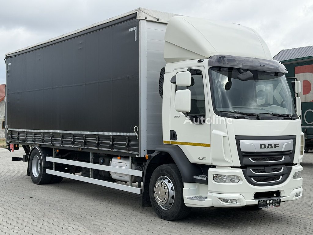 DAF LF 320 / FIRANKA / WINDA / AUTOMAT / 9 735 KG ŁADOWNOŚCI / 330 T kamion sa klizna zavesa cerada