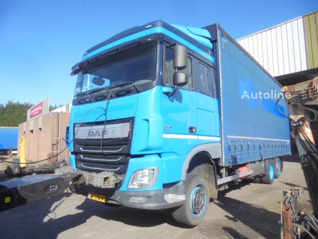 DAF XF 410 6X2 NL TRUCK kamion sa klizna zavesa cerada