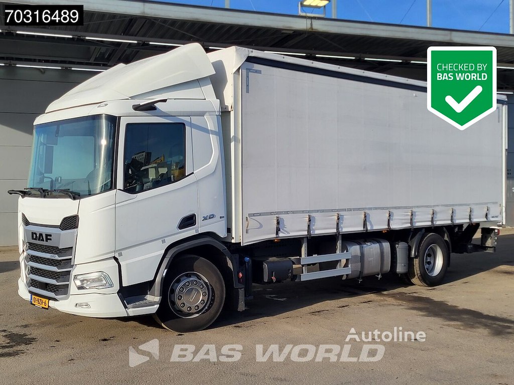 DAF XD 370 4X2 18tons NL-Truck 2024 registration 1500kg Ladebordwand kamion sa klizna zavesa cerada