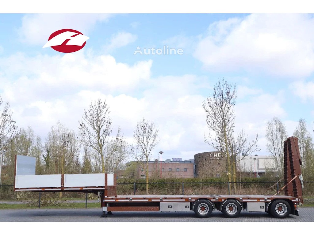 HRD STLM 3N | 3-AXLE | SLIDING RAMPS | STEER & LIFT AXLE poluprikolica sa niskom platformom