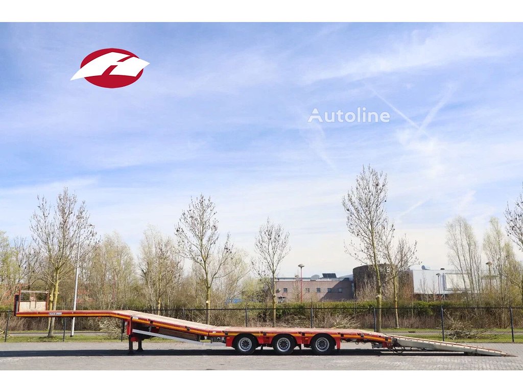 MAX Trailer MAX 100 | 3-AXLE | LIFT DECK | SLIDING RAMPS poluprikolica sa niskom platformom