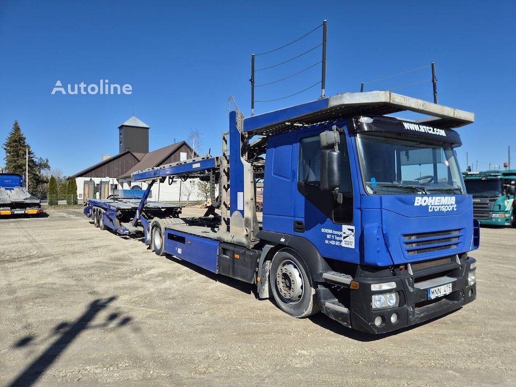IVECO Stralis autotransporter + prikolica autotransportera
