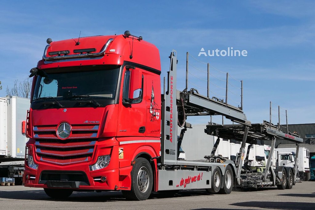 Mercedes-Benz Actros 2448 Groenewold. Retarder 2-Tanks autotransporter