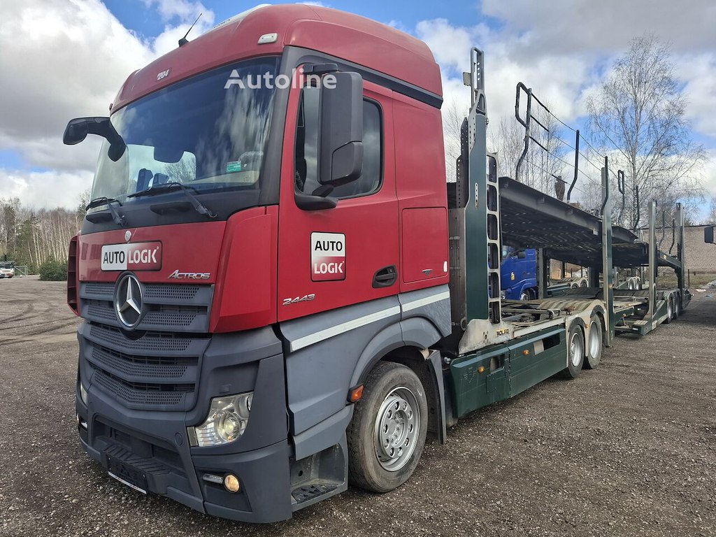 Mercedes-Benz Actros 2443 autotransporter + prikolica autotransportera