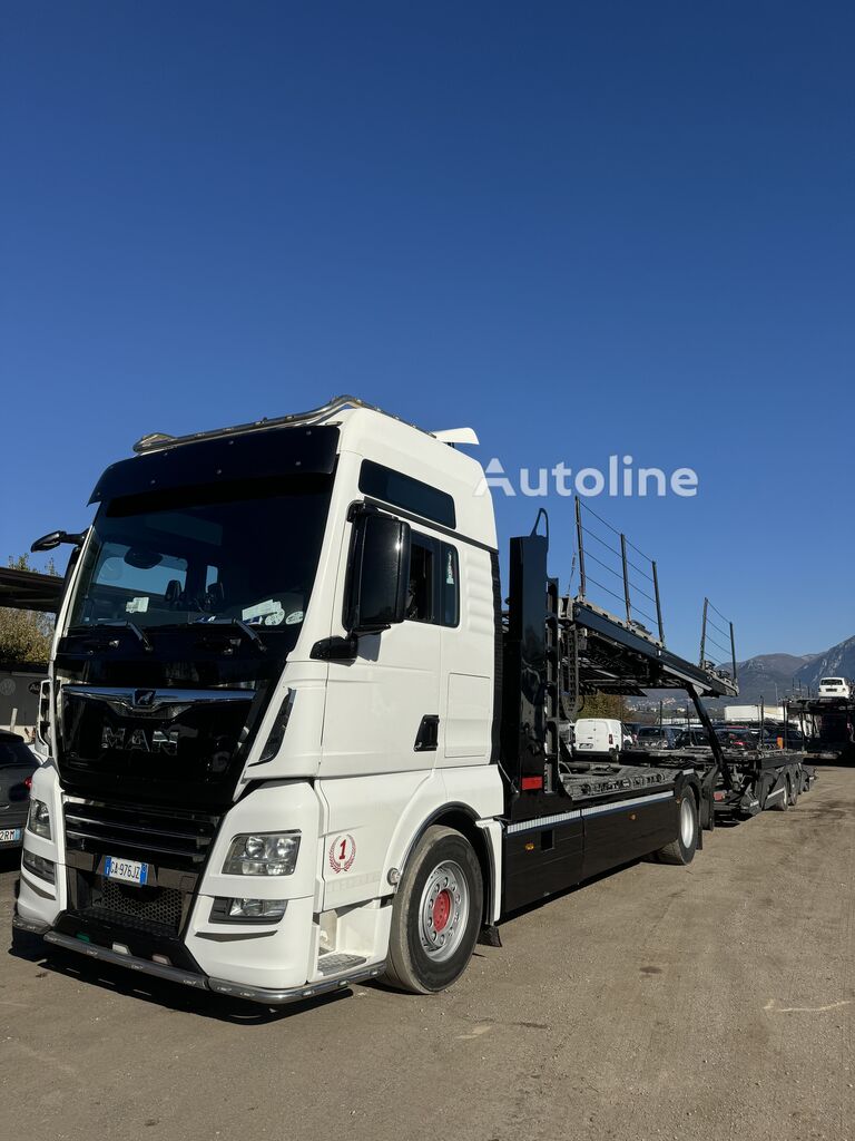 MAN TGX 24.500 autotransporter + prikolica autotransportera
