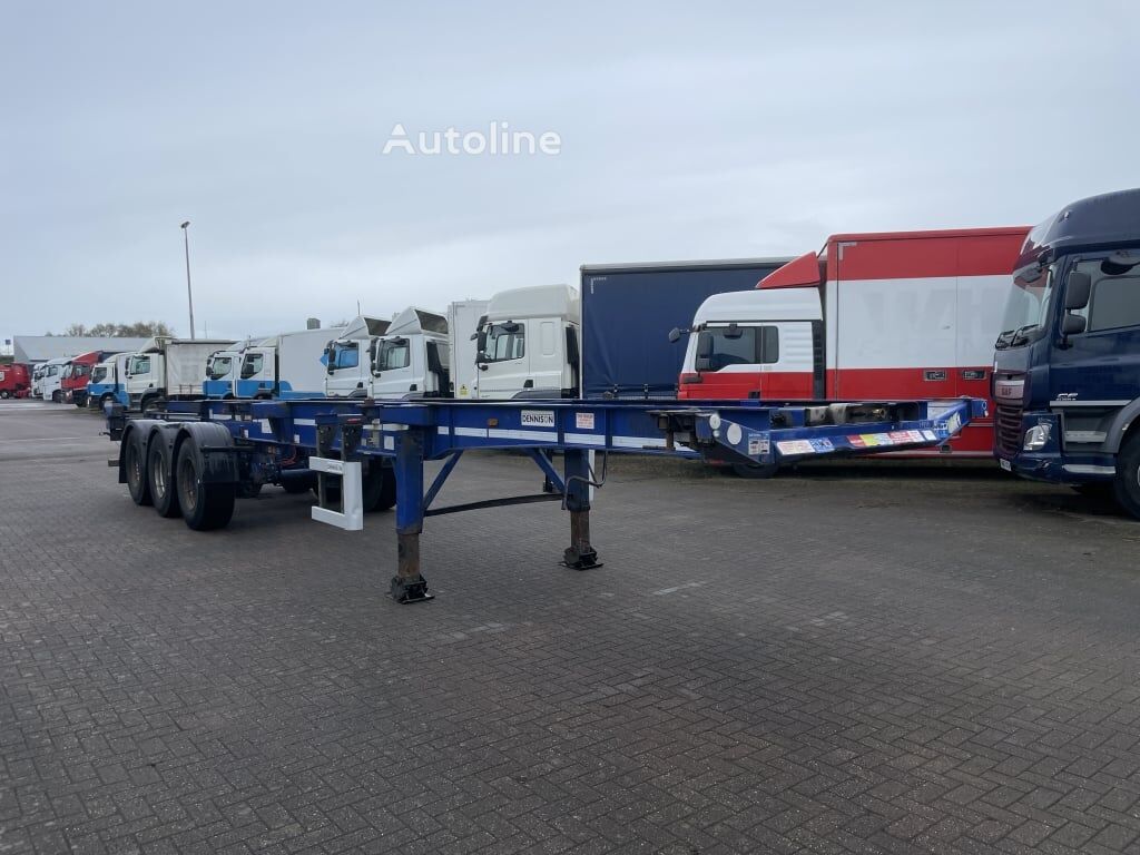 Dennison LOCK AND GO SLIDING SKELETAL TRAILER – 2014 – C378658 poluprikolica za prevoz kontejnera