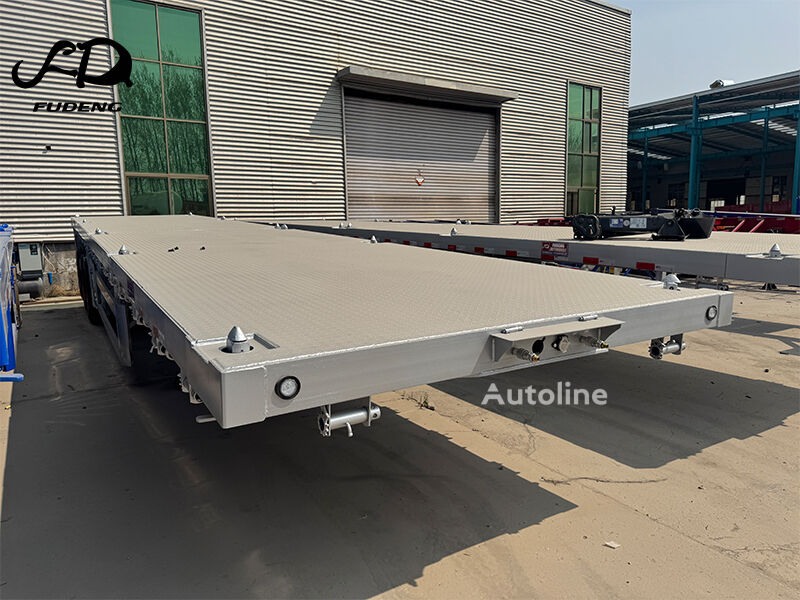 Nova Fudeng 2026 New 12.5m Flatbed Container Trailer poluprikolica za prevoz kontejnera