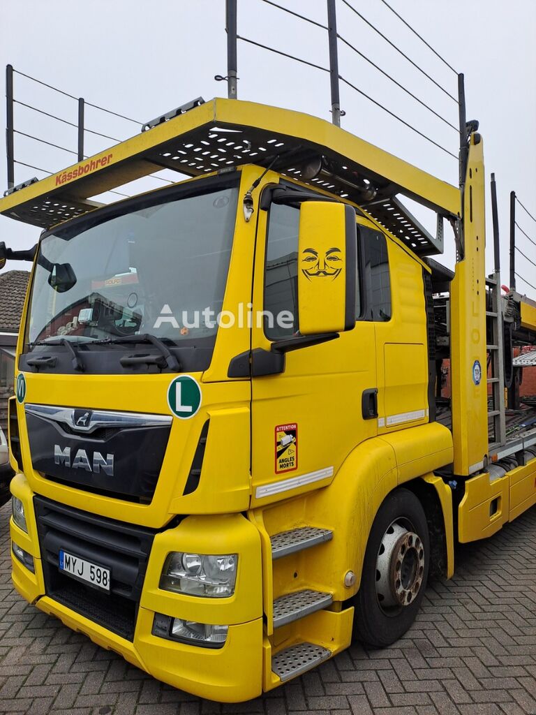 MAN + Kassbohrer 2018 autotransporter + prikolica autotransportera