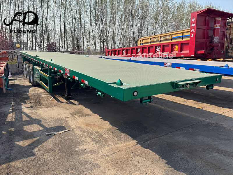 Nova Fudeng New 3 Axle Platform Trailer for Sale poluprikolica platforma