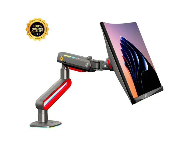 North Bayou L60 Gaming stoni nosač za monitor mat crni 32-60"