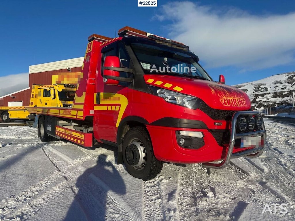 IVECO 70-170 bergingsbil m/ 2 sett dekk, Bro Vrekker alu påbygg og bri šlep auto