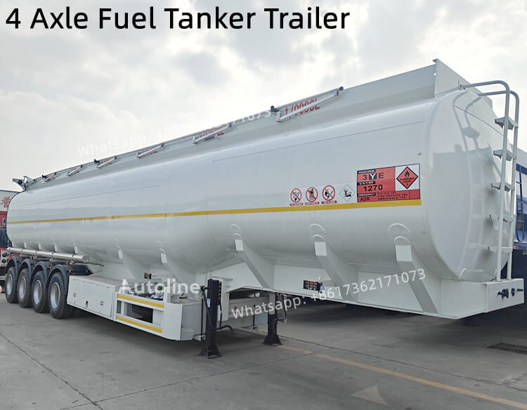 Nova Titan 4 Axle Fuel Tanker Trailer For Sale in Kenya cisterna za goriva i maziva