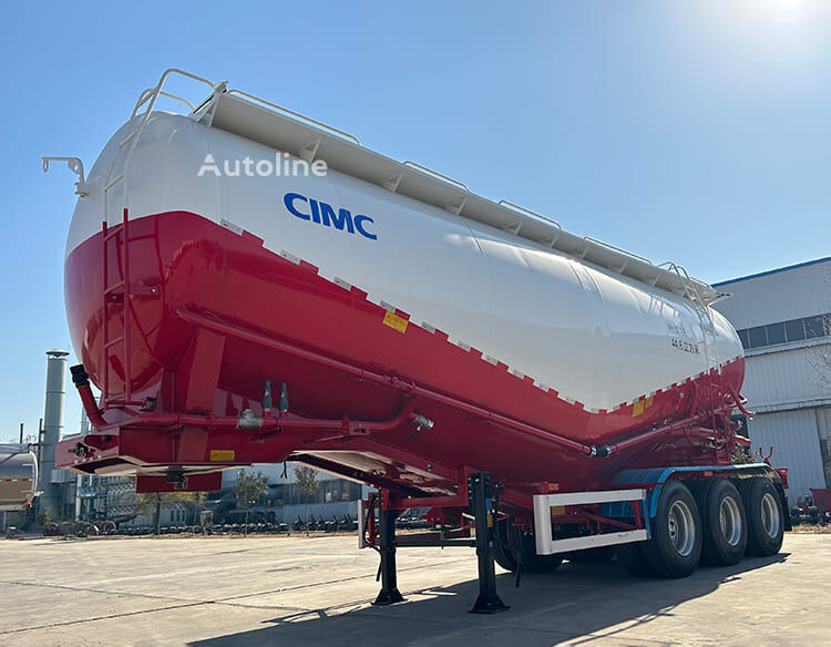 Nova CIMC 3 Axle 45CBM Cement Bulker Semi Trailer for Dominican Repub cisterna za prevoz cementa