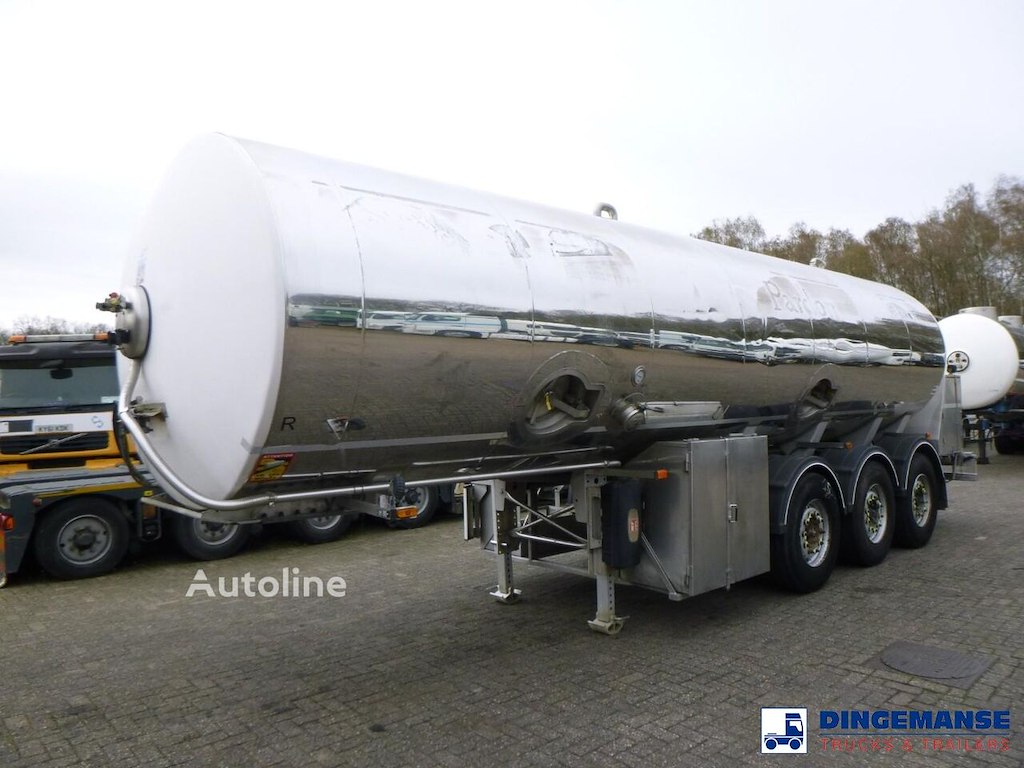 Maisonneuve Food (milk) tank inox 29 m3 / 1 comp + pump cisterna za prevoz hrane