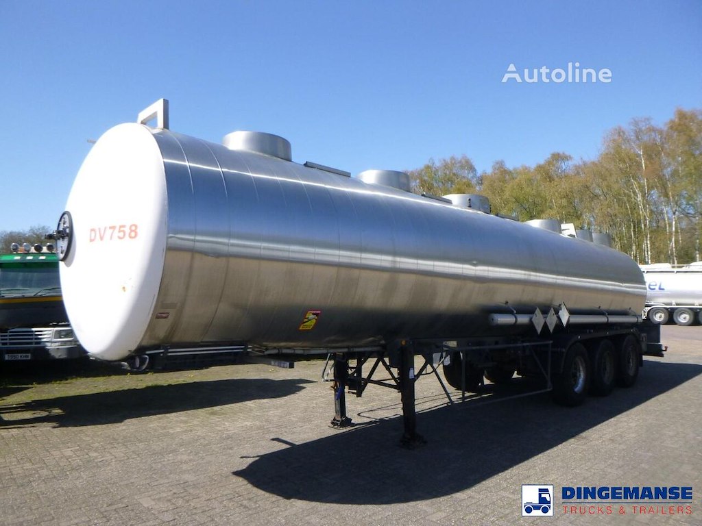 Magyar Chemical tank inox L4BH 32.5 m3 / 1 comp cisterna za prevoz hemikalija