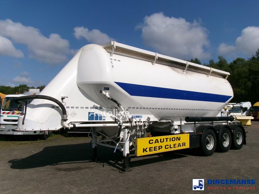 Feldbinder Powder tank alu 36 m3 / 1 comp cisterna za prevoz cementa