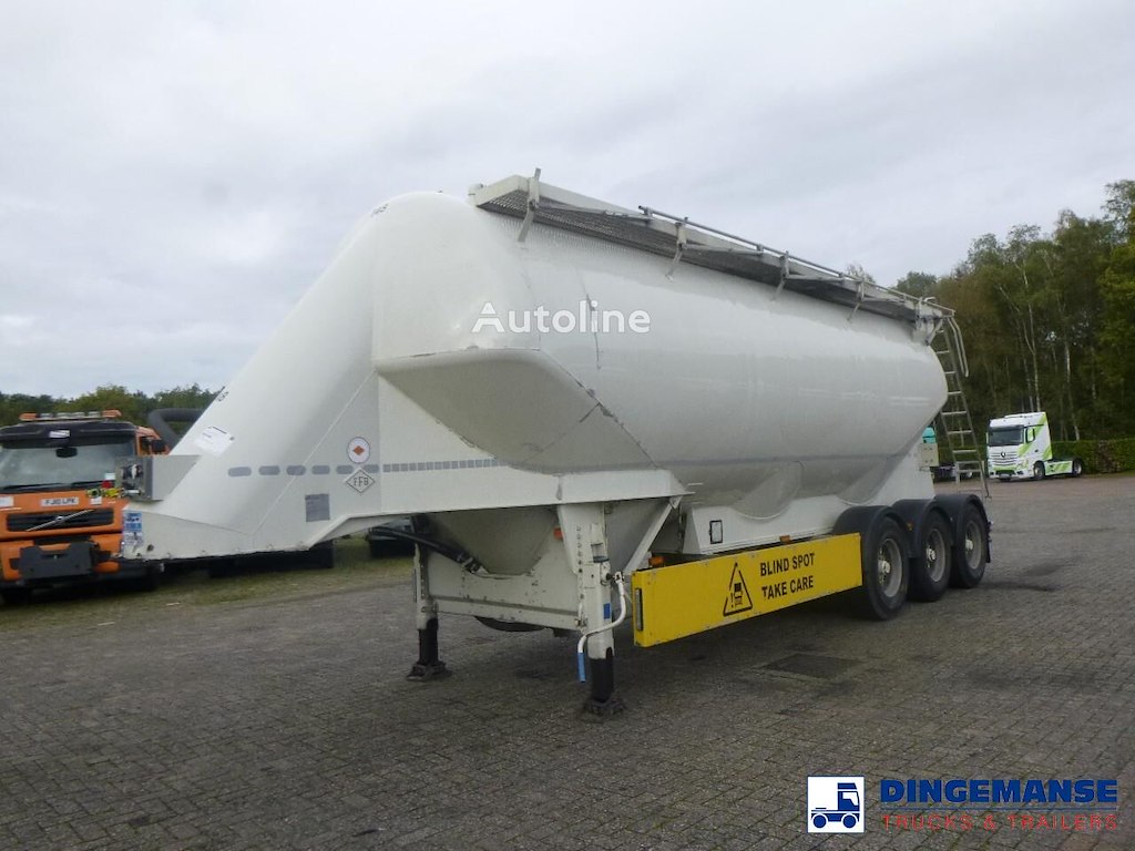Feldbinder Powder tank alu 40 m3 / 1 comp + compressor cisterna za prevoz cementa