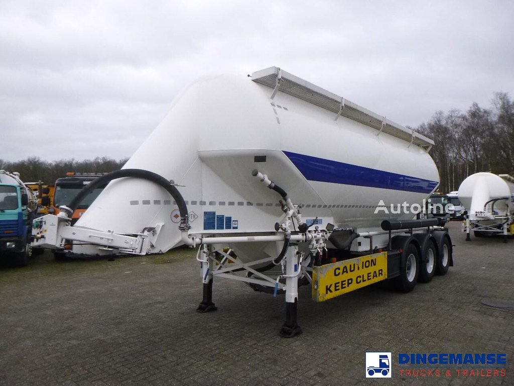 Feldbinder Powder tank alu 36 m3 / 1 comp cisterna za prevoz cementa