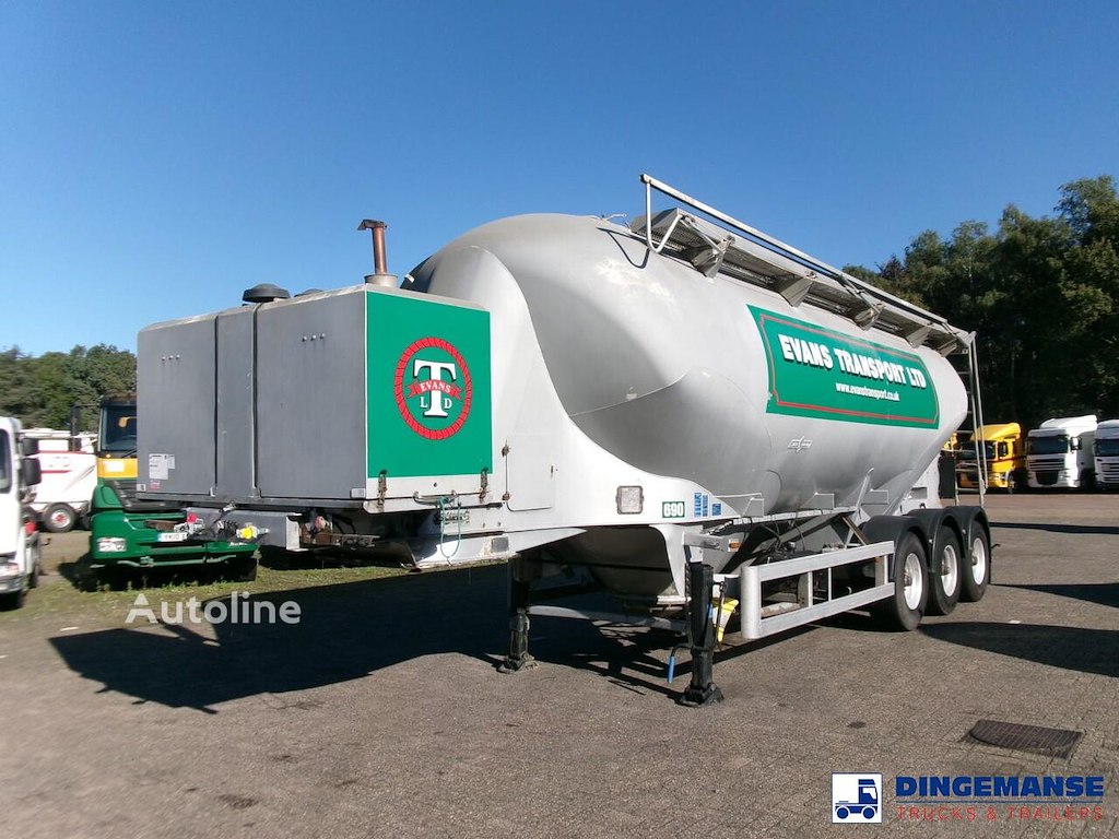 Spitzer Powder tank alu 37 m3 / 1 comp + compressor cisterna za prevoz cementa