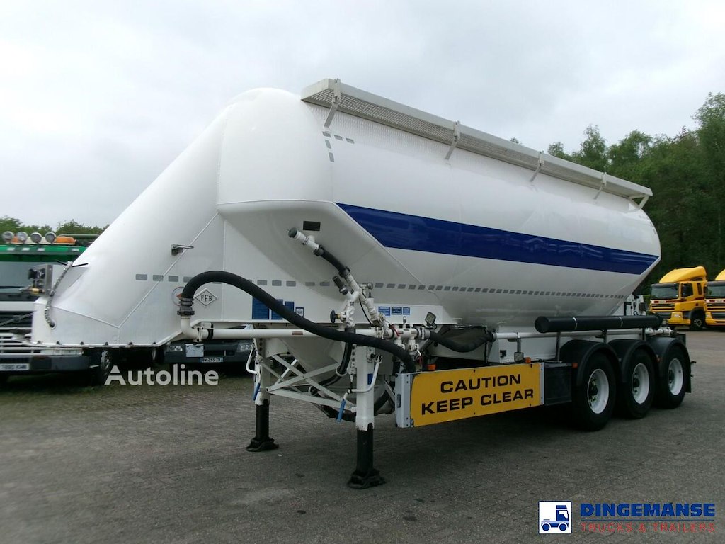Feldbinder Powder tank alu 36 m3 / 1 comp cisterna za prevoz cementa