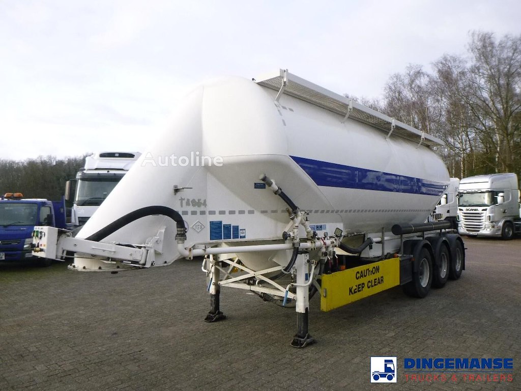 Feldbinder Powder tank alu 36 m3 / 1 comp cisterna za prevoz cementa