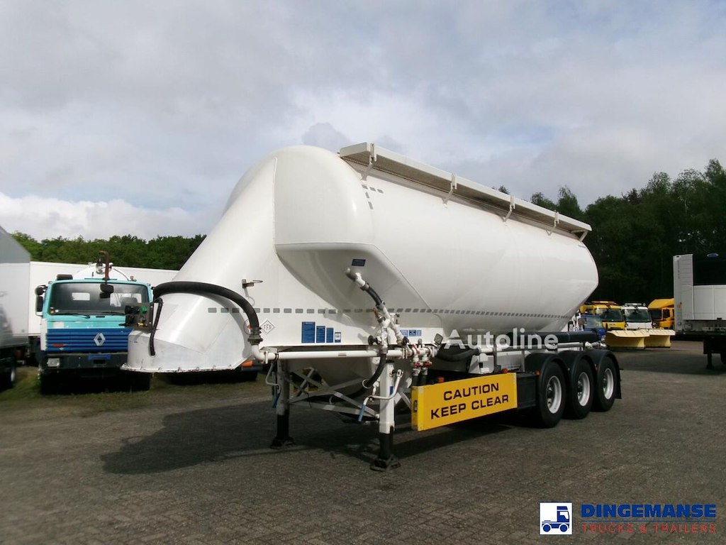 Feldbinder Powder tank alu 36 m3 / 1 comp cisterna za prevoz cementa