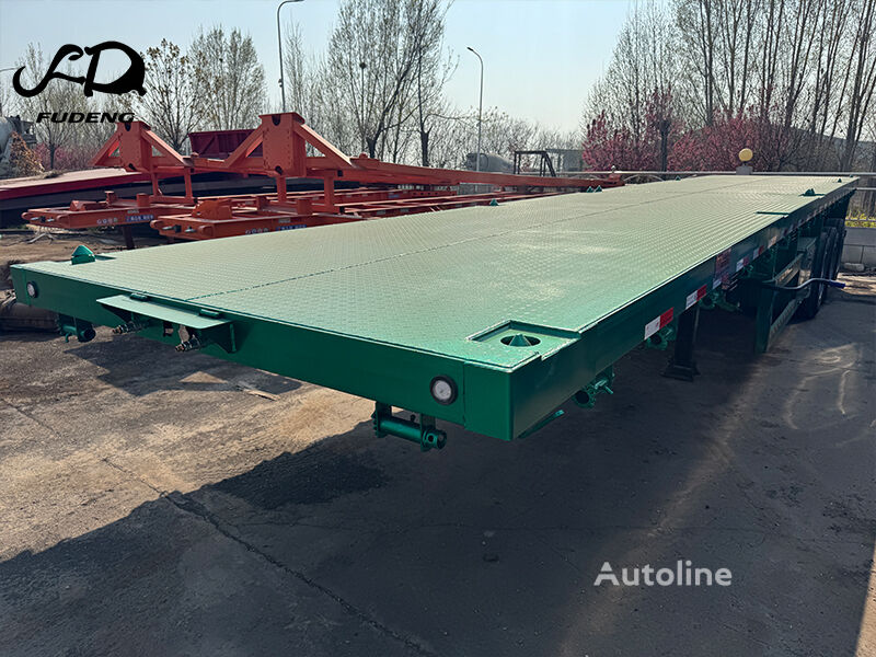 Nova Fudeng 3 Axle Heavy Duty Flatbed Trailer poluprikolica sa ravnom platformom