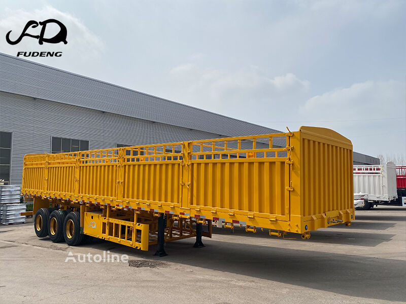 Nova Fudeng 3 Axle 12.5M Fence Semi Trailer poluprikolica sa ravnom platformom