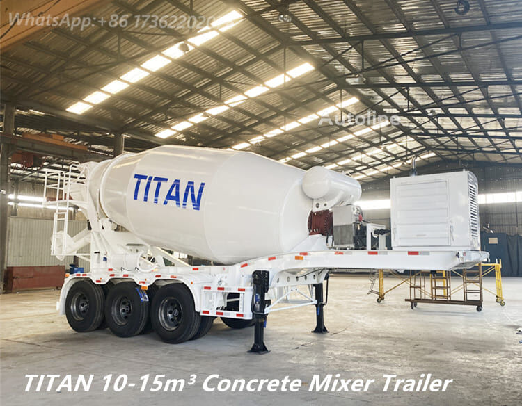 Novi Titan Cement Mixer Trailer for Sale In Guyana poluprikolica betonska mešalica