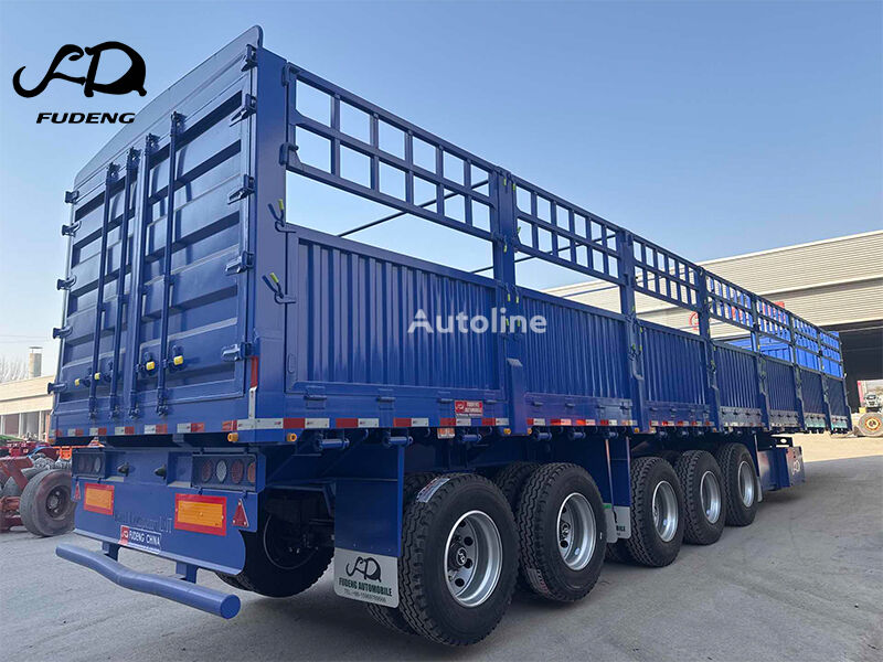 Nova Fudeng 5 Axle Livestock Transport Fence Semi-Trailer poluprikolica za prevoz stoke