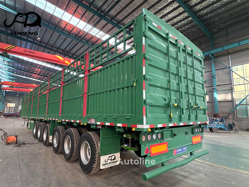 Nova Fudeng 6 Axle 80Ton Fence Cargo Trailer poluprikolica za prevoz zrna