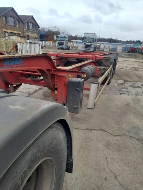 Asca Trailer Chassis Gooseneck 45' with sliding 20' poluprikolica-šasija (664592)