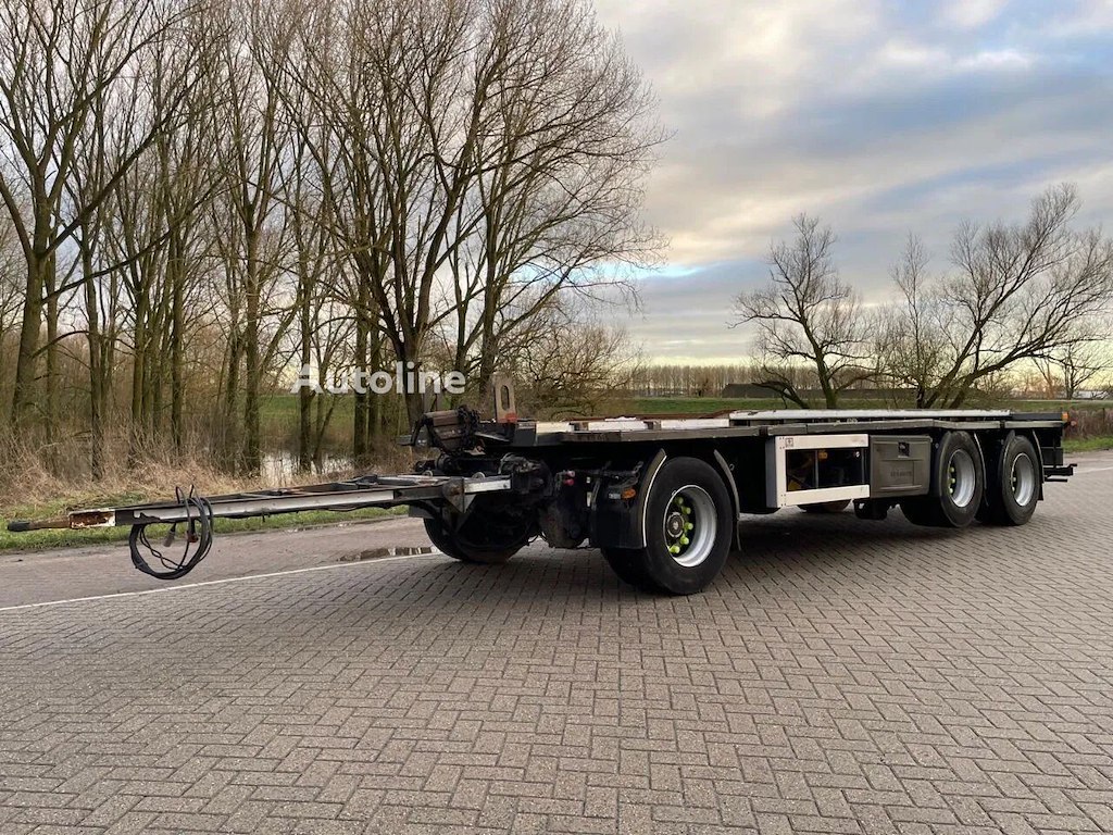 GS Meppel 3 asser container | portaal bakken | APK NIEUW | overzetter | le prikolica za kontejnere