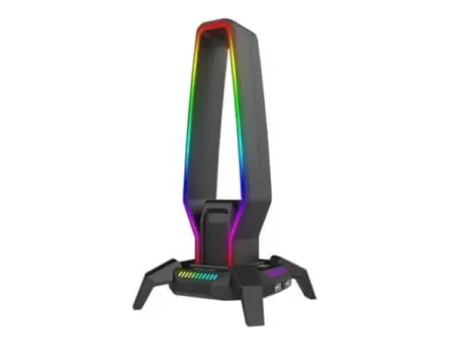 Marvo HZ10 stalak za gejmerske slušalice RGB crni