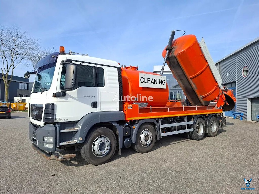 MAN TGS 35.360 / WICOM SEWAGE SUCTION 200 BAR / 8X4 / !! 236672 KM ! autofekalac