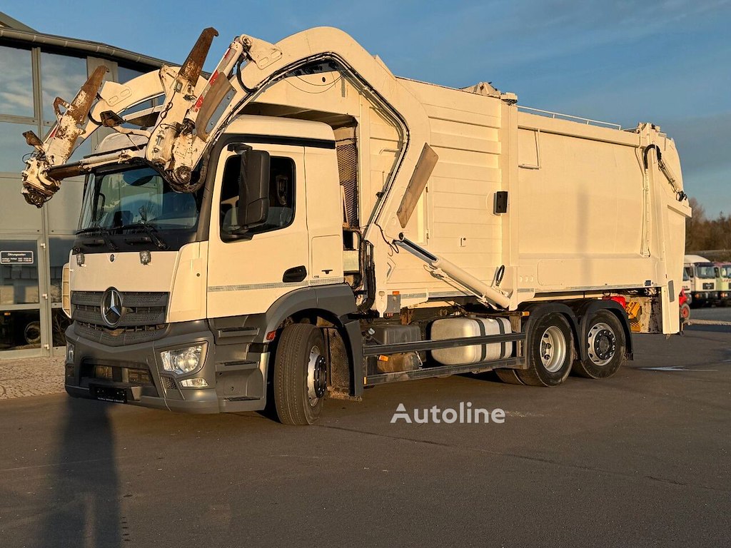 Mercedes-Benz Antos 2533 6x2 Heil Frontlader Waage Funk kamion za smeće