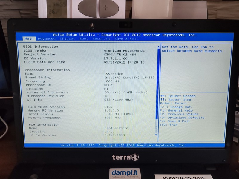 Terra Ultrabook 1450 II Intel i3