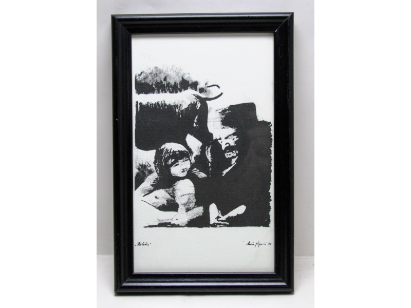 Print Mića Popović Milutin