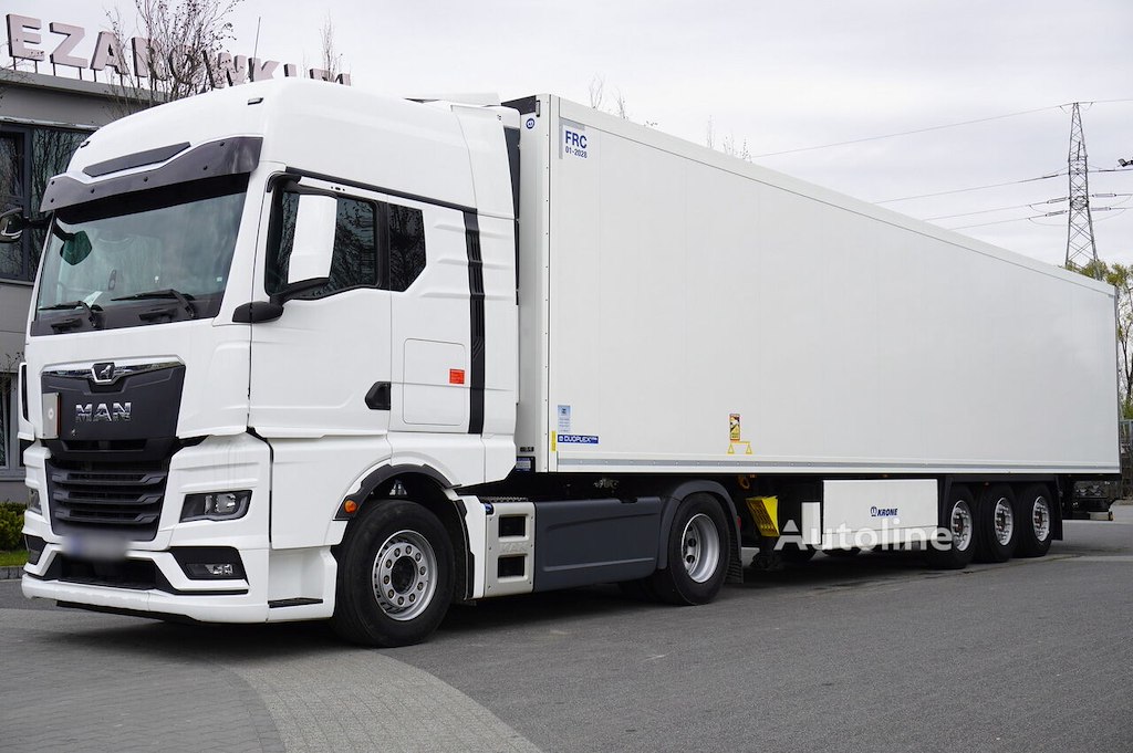 MAN TGX 18.510 E6 4×2 tractor unit / 2023 / KRONE refrigerated semi- tegljač + poluprikolica hladnjača