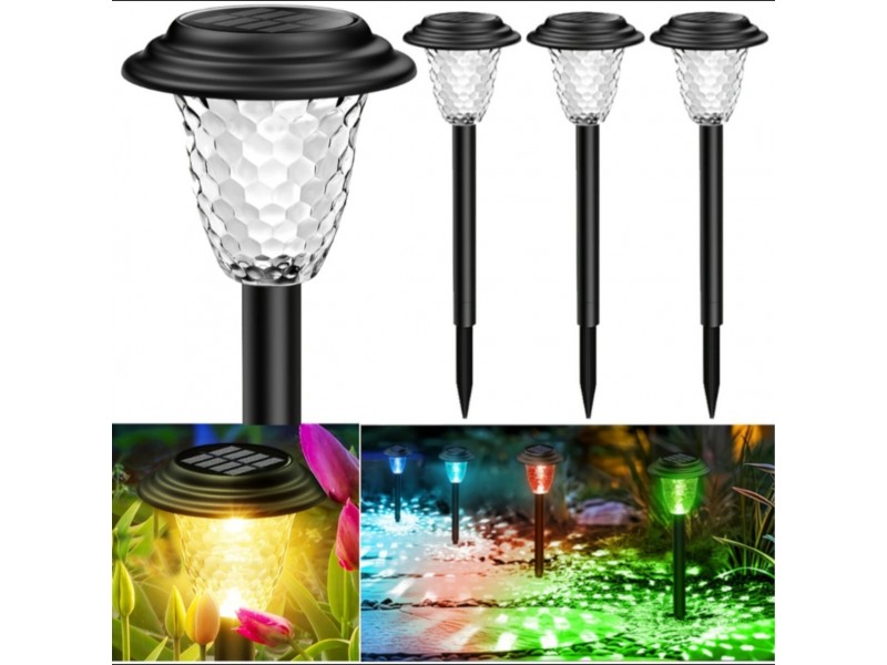 Solarna LED RGB lampa - set 6 komada