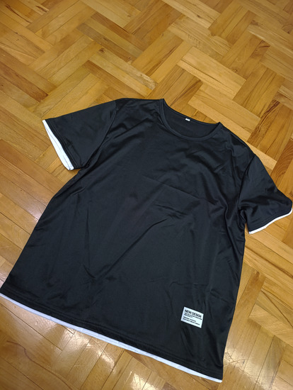 Muska crna majica 2XL, 3XL