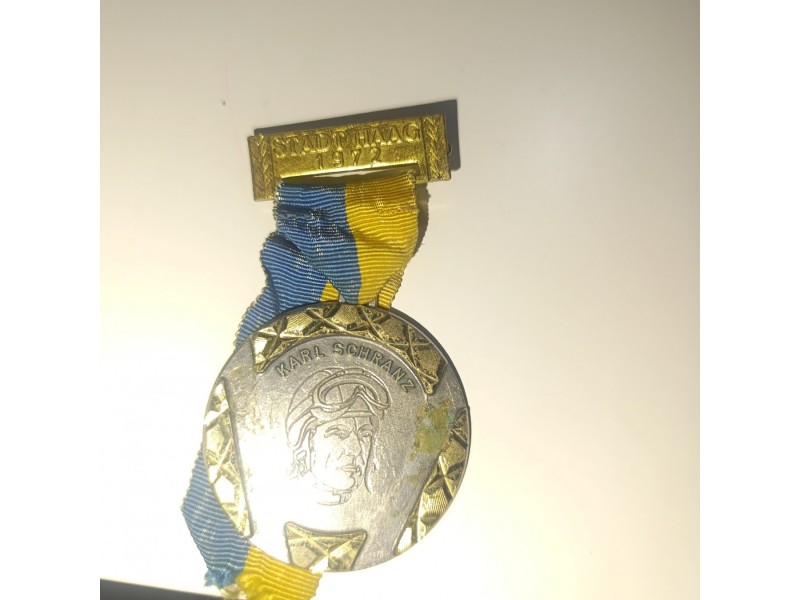Medalja Karl Sranc 1972.